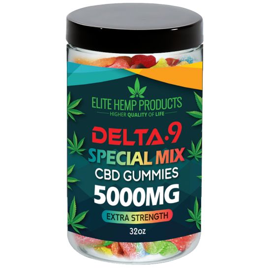 Delta 9 Special Mix Gummies 5000mg – Elite CBD Products