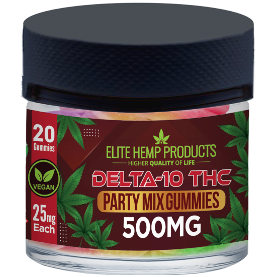 Delta 10 Mix Vegan Gummies 500mg – Elite CBD Products