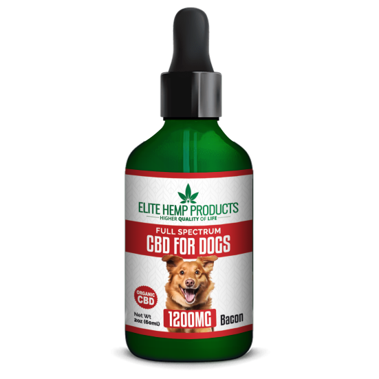 CBD Dog Tincture 1200mg Bacon – Elite CBD Products