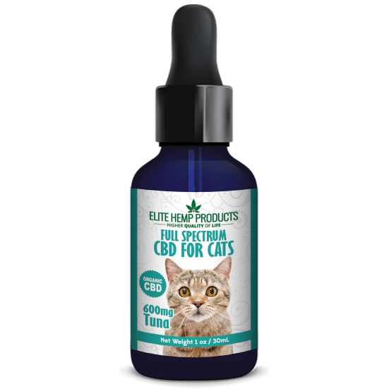 CBD Cat Tincture 600mg Tuna – Elite CBD Products